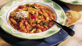Cauldron of Chili with Spider Breads Recipe - Pillsbury.com