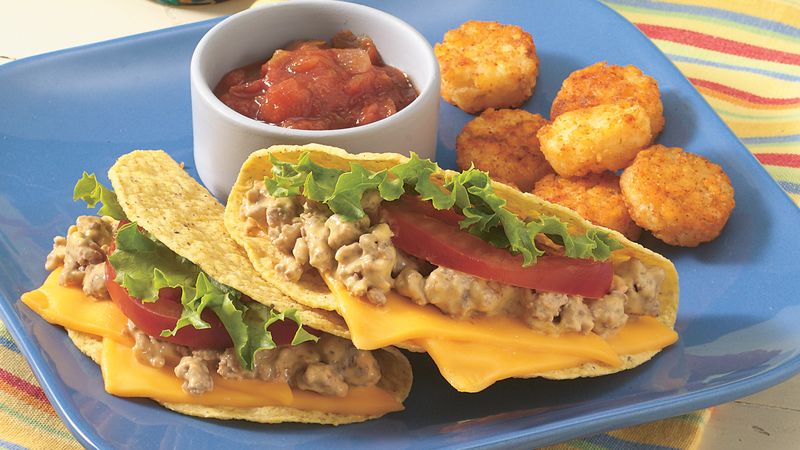 Taco Potato Rounds Recipe - BettyCrocker.com