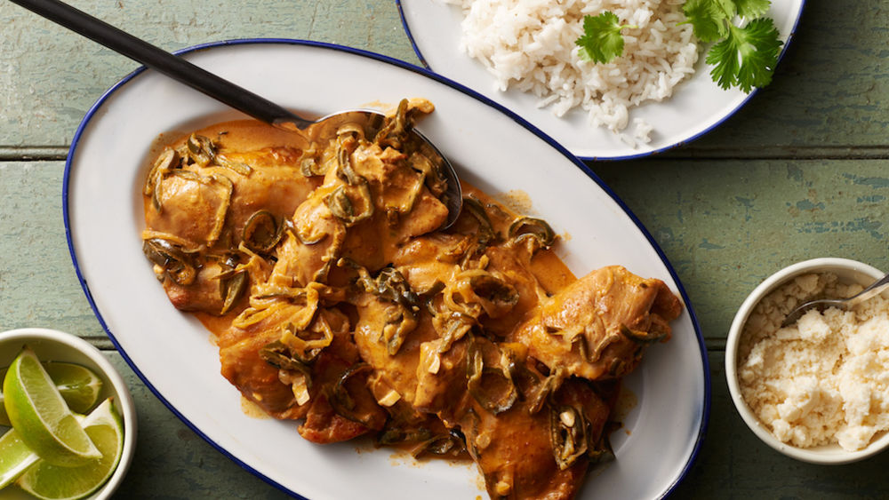 Slow-Cooker Poblano Chicken recipe from Pillsbury.com
