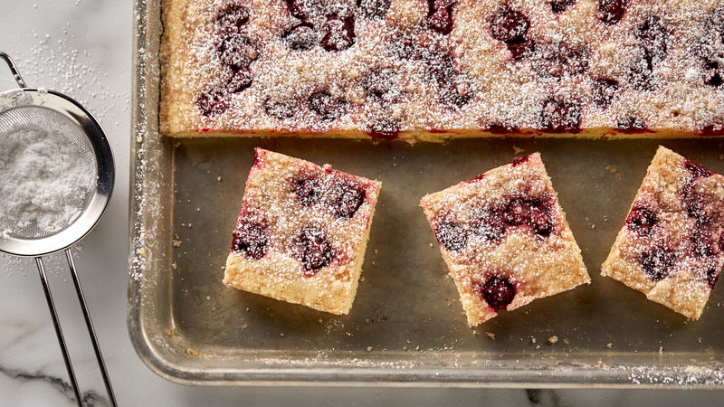 Raspberry Cake Bars Recipe - BettyCrocker.com