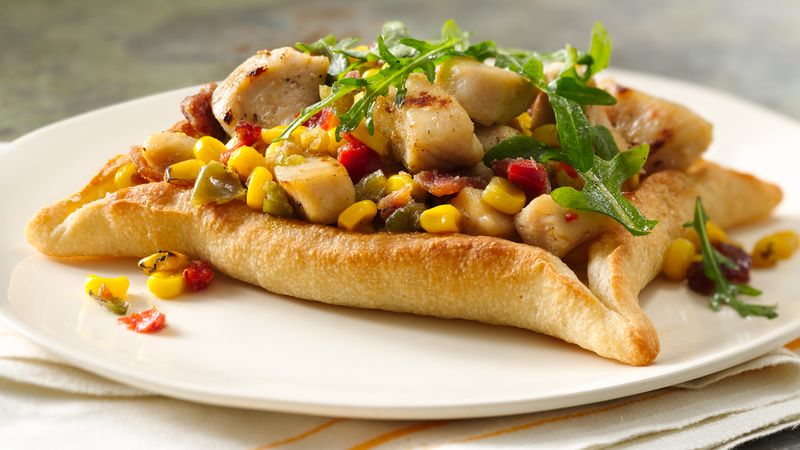 Honey Chicken and Corn Rafts Recipe - Pillsbury.com