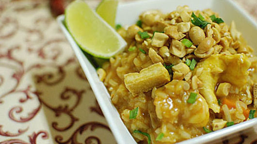 Pad Thai Risotto Recipe - Tablespoon.com