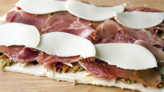 Muffuletta Pinwheels Recipe - Tablespoon.com