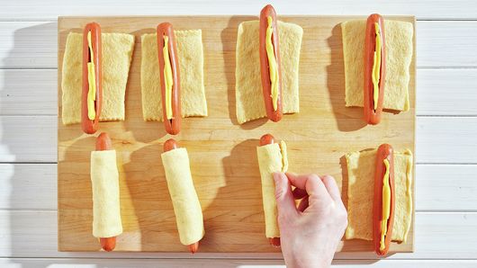 Grilled Cheesy Corn Dogs Recipe - Pillsbury.com