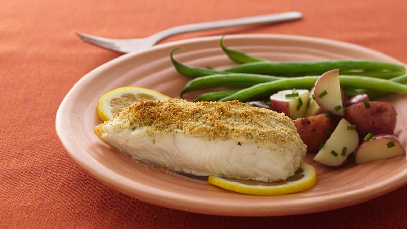 Parmesan-Crusted Fish Recipe - BettyCrocker.com