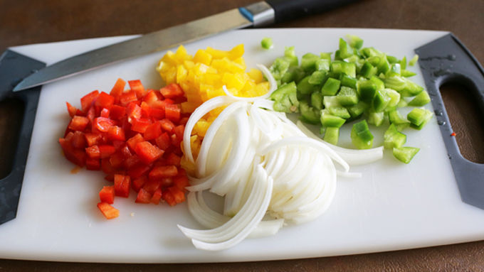 Open-Faced Enchilada Veggie Quesadillas Recipe - Tablespoon.com