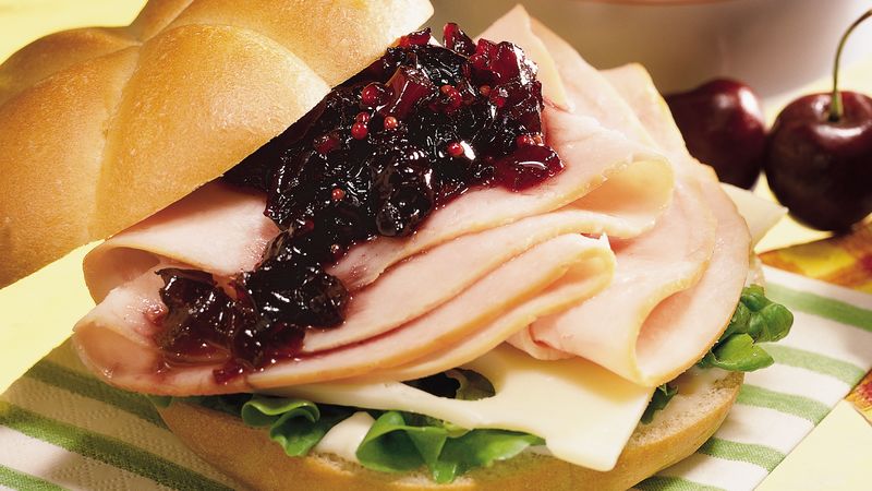 Smoked Turkey Sandwiches with Cherry Chutney Recipe - Pillsbury.com