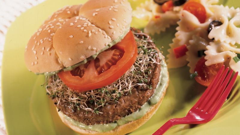 California Vegetable Burgers Recipe - Pillsbury.com