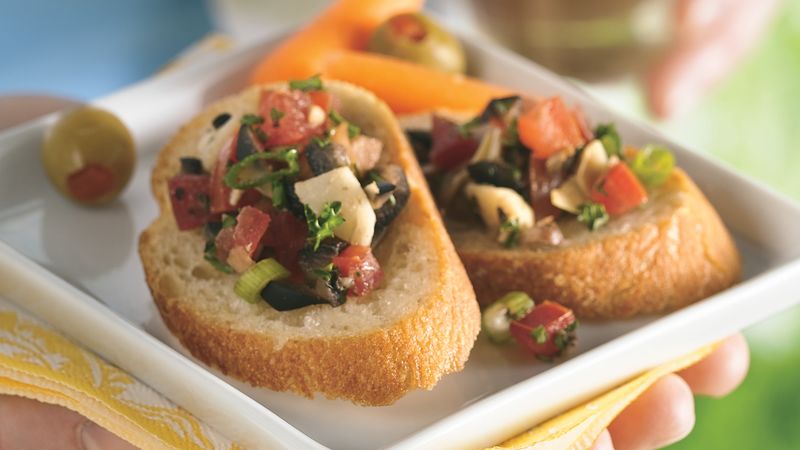 Spanish Salsa with Crispy French Bread Recipe - BettyCrocker.com