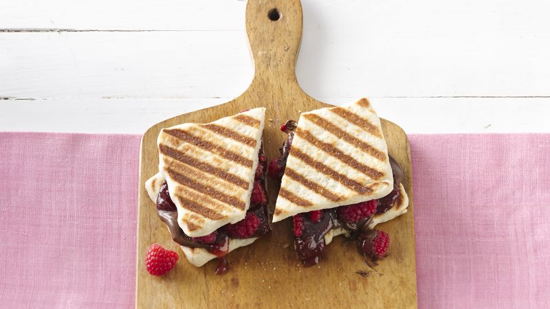 Raspberry Chocolate Hazelnut Panini Recipe - Pillsbury.com