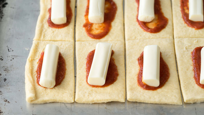 Crescent Mozzarella Sticks Recipe - Pillsbury.com