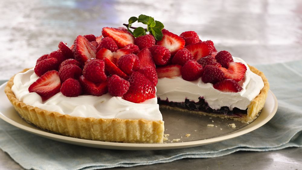 Red, White and Blue-Berry Pie Recipe - Pillsbury.com