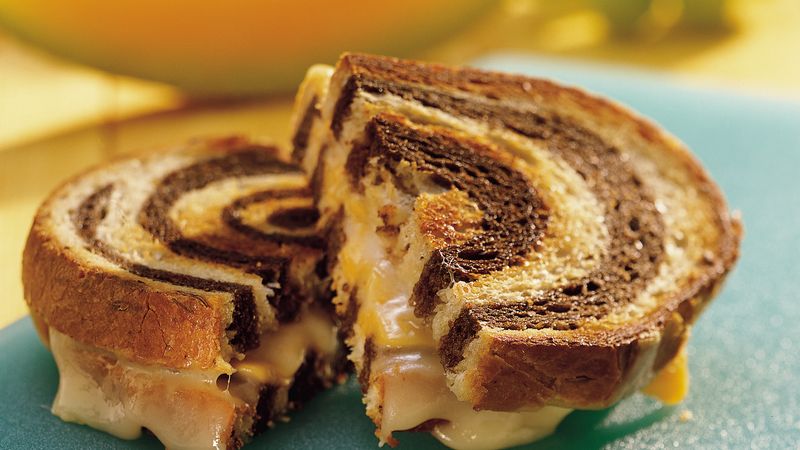 Double-Decker Grilled Cheese Sandwiches Recipe - BettyCrocker.com