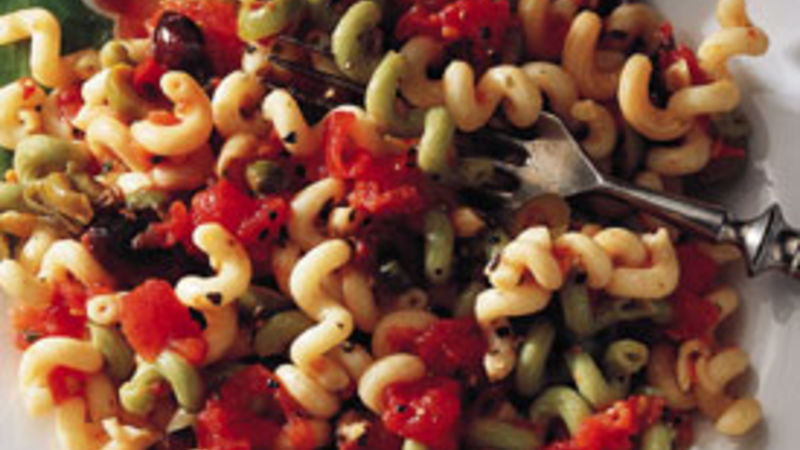 Chunky Vegetables with Fusilli Recipe - BettyCrocker.com
