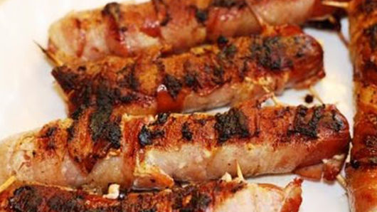 Ultimate Bacon Cheese Dogs Recipe - Tablespoon.com