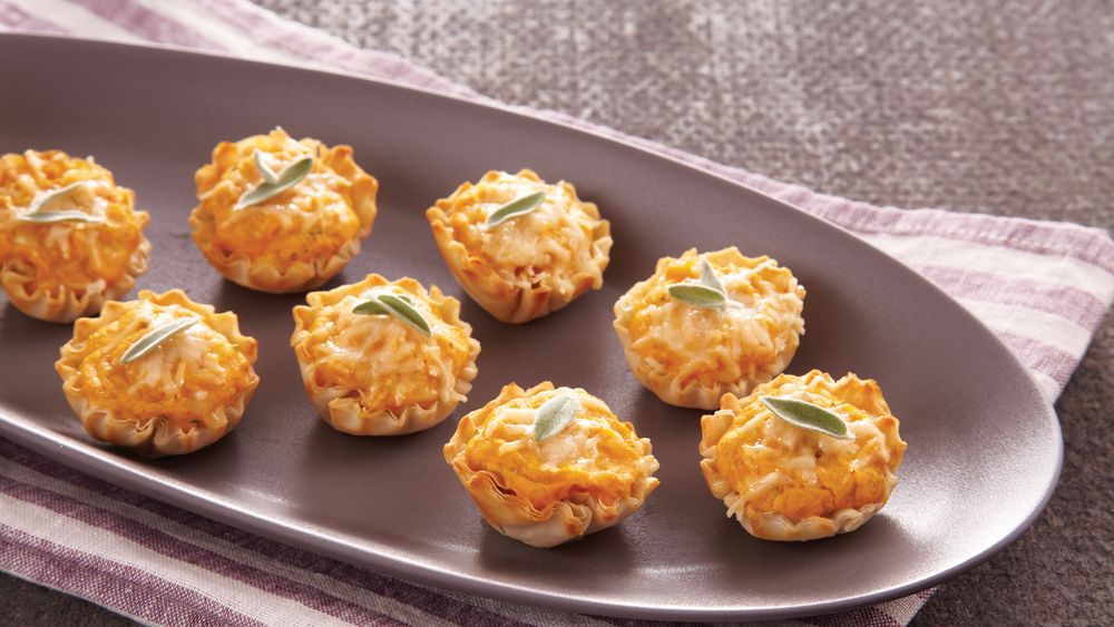 Cheesy Pumpkin Tartlets Recipe - Pillsbury.com