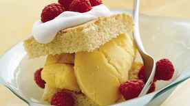 White Chocolate Shortcakes with Raspberries Recipe - BettyCrocker.com