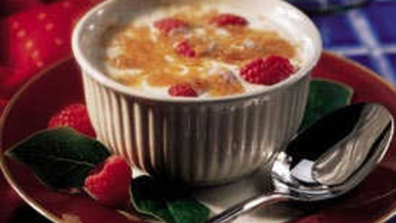 Raspberry Brûlée Recipe - BettyCrocker.com