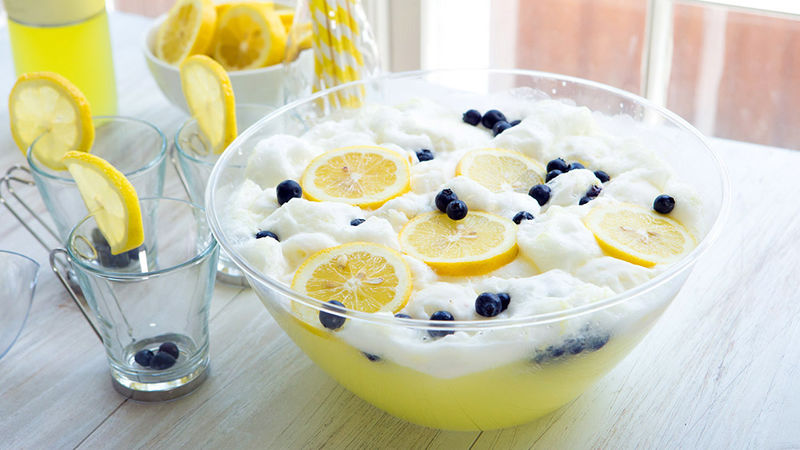 Blueberry Limoncello Sherbet Punch Recipe - Tablespoon.com