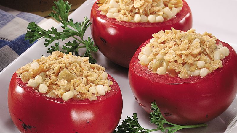 Grilled Chile-Corn Tomatoes Recipe - Pillsbury.com