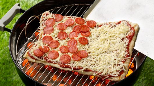 Grilled Half-and-Half Pizza Recipe - Pillsbury.com