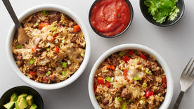 Beef Taco Rice Skillet Recipe - BettyCrocker.com
