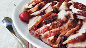 Cherries Jubilee-Black Pepper Glazed Ham Recipe - BettyCrocker.com