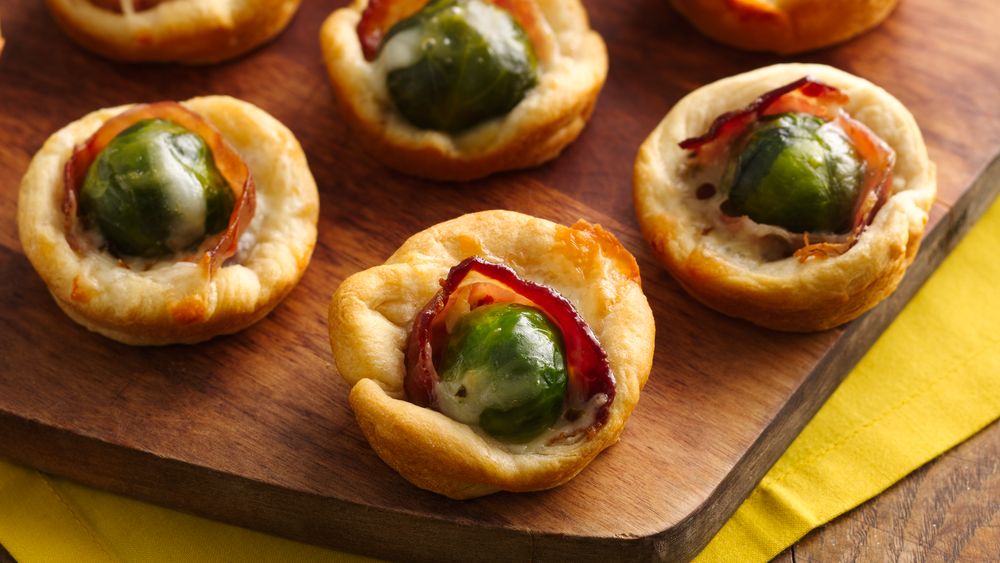 Brussels Sprouts and Bacon Crescent Cups recipe from Pillsbury.com