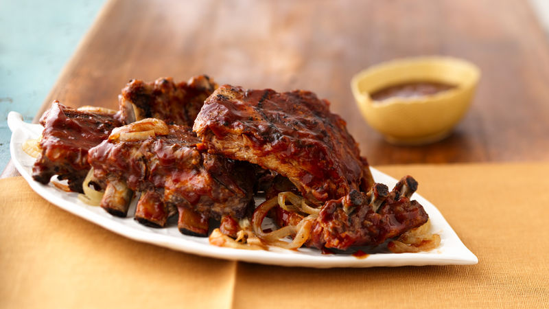 Grilled Barbecued Ribs Recipe - Tablespoon.com