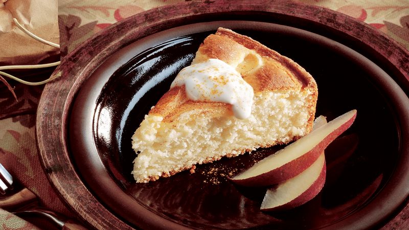 Pear Brunch Cake Recipe - BettyCrocker.com