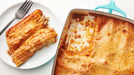 French Onion Beef and Pasta Bake Recipe - Tablespoon.com