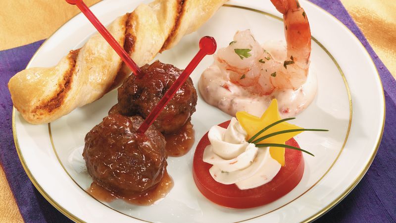 Tomato-Cheese Canapés Recipe - Pillsbury.com