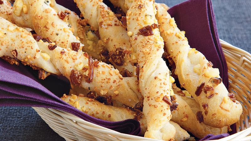 Date and Blue Cheese Bread Twists Recipe - Pillsbury.com