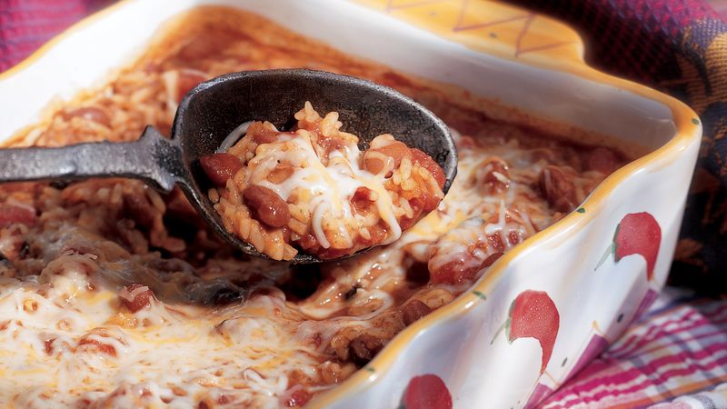Chili Rice con Queso Recipe - BettyCrocker.com