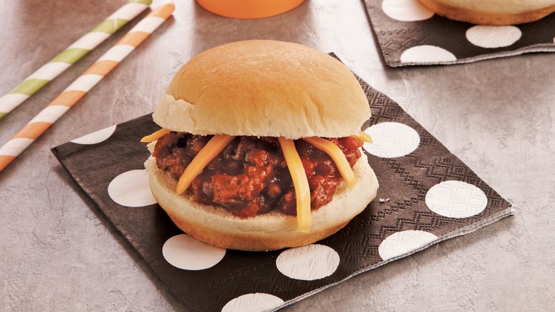Sloppy Spider Sliders Recipe - Pillsbury.com