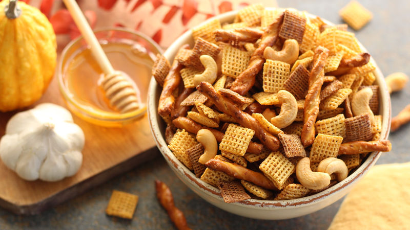 Honey-Garlic Chex™ Party Mix Recipe - BettyCrocker.com