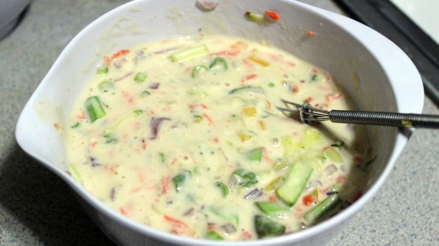 How to Make Pancakes with Vegetables Recipe - QueRicaVida.com