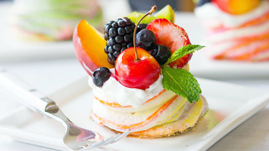 Meringue Fruit Cups Recipe - Tablespoon.com