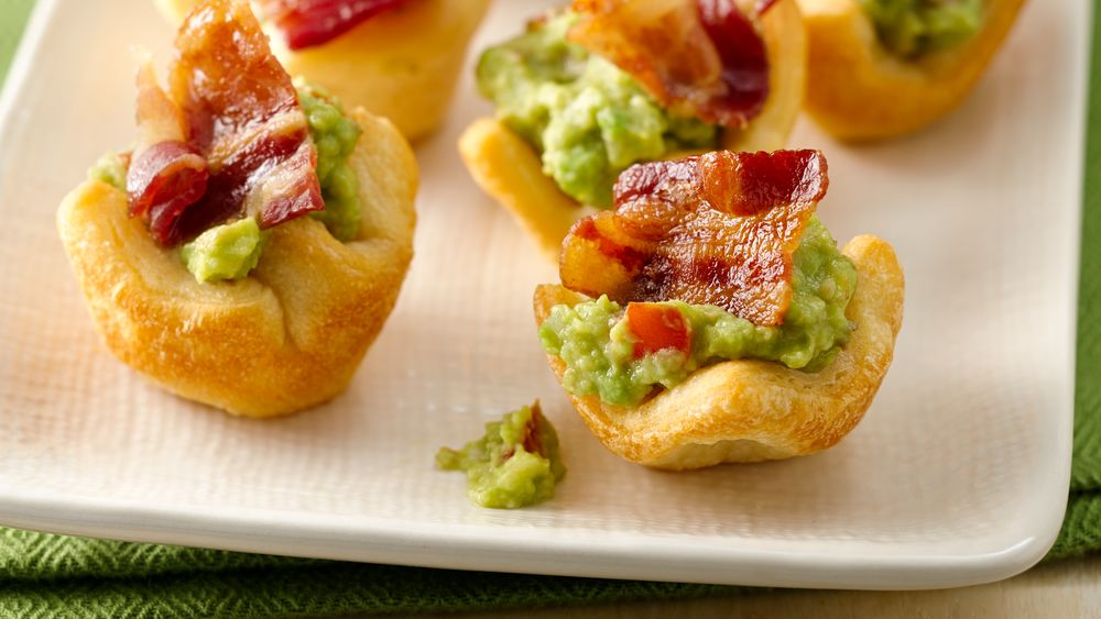 3-Ingredient Bacon-Guacamole Crescent Cups Recipe - Pillsbury.com