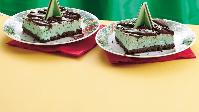 Minty Ice Cream Squares Recipe - Pillsbury.com