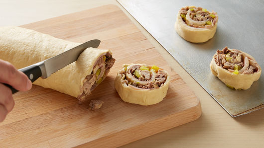 Cuban Sandwich Pinwheels with Spicy Maple Mustard Sauce Recipe ...