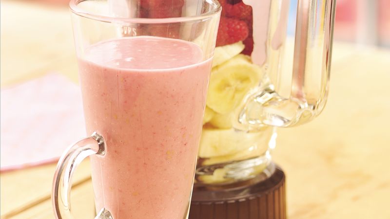 Raspberry Lemonade Smoothies Recipe - BettyCrocker.com