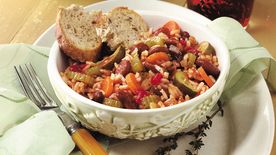 Italian Beef and Rice Skillet Recipe - BettyCrocker.com