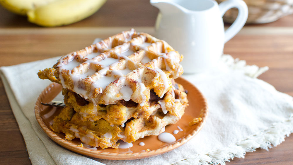 Pumpkin Pie-Stuffed Waffles recipe from Pillsbury.com