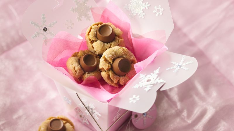 Candy-Topped Peanut Butter Cookies Recipe - BettyCrocker.com