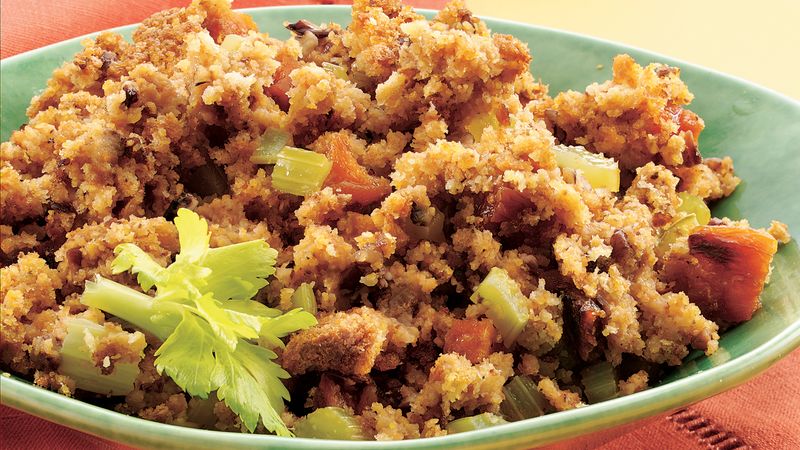 Peach-Pecan Cornbread Dressing Recipe - Pillsbury.com