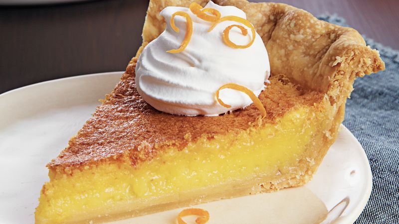 Tangerine Chess Pie Recipe - BettyCrocker.com