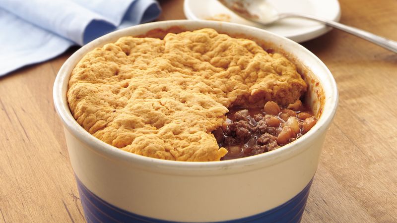 Beefy Bean Pot Pie Recipe - BettyCrocker.com