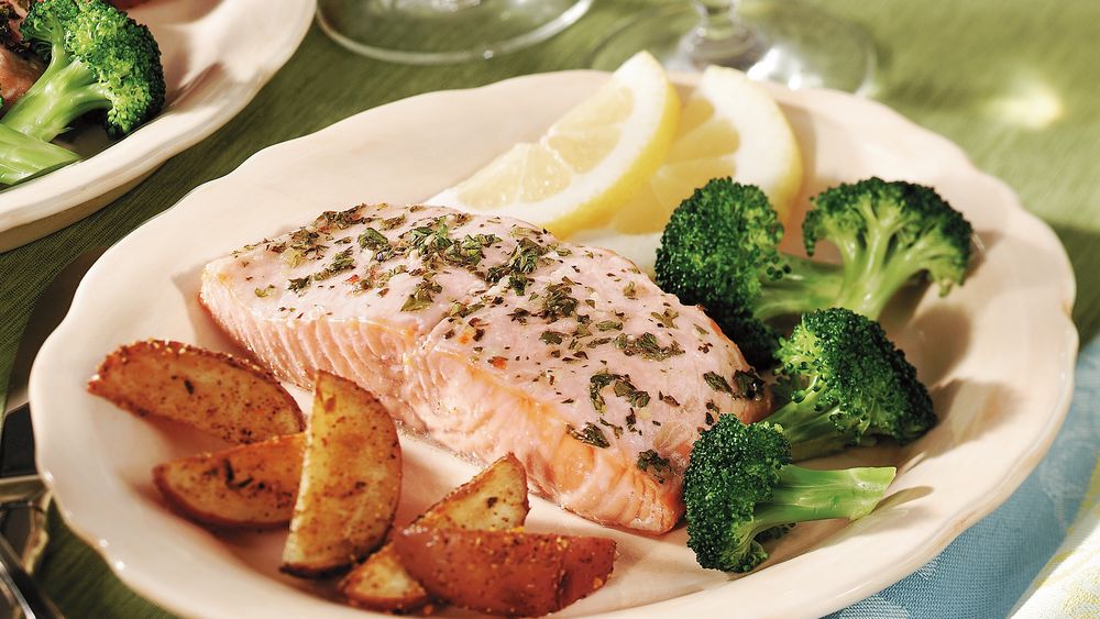 Italian Roasted Salmon recipe from Pillsbury.com