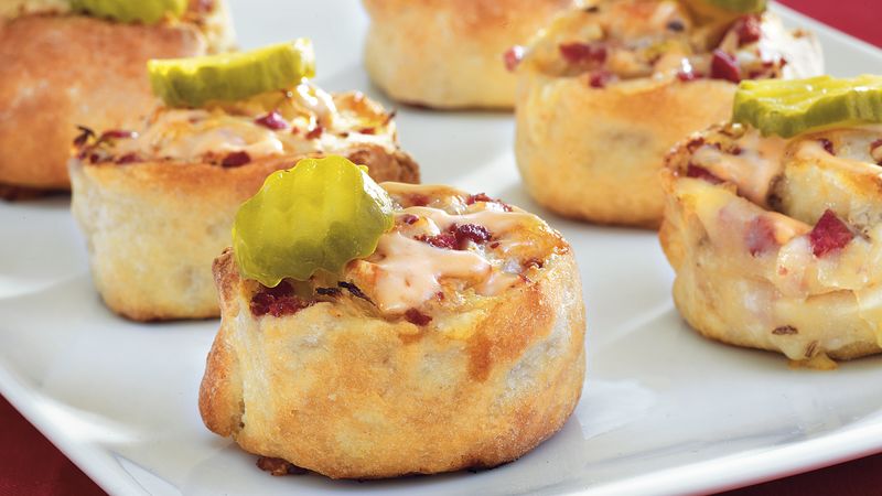 Reuben Pinwheels Recipe - Pillsbury.com